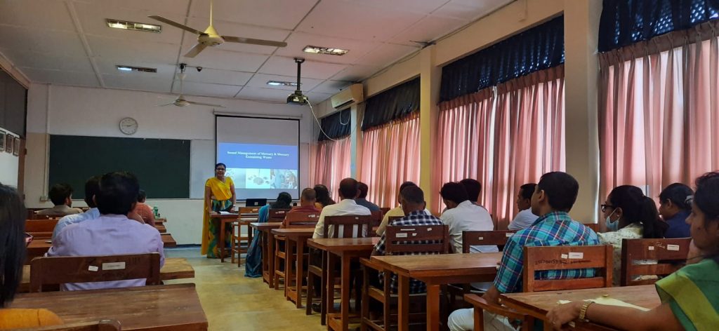 Mercury Management Training Session – Department of Chemistry