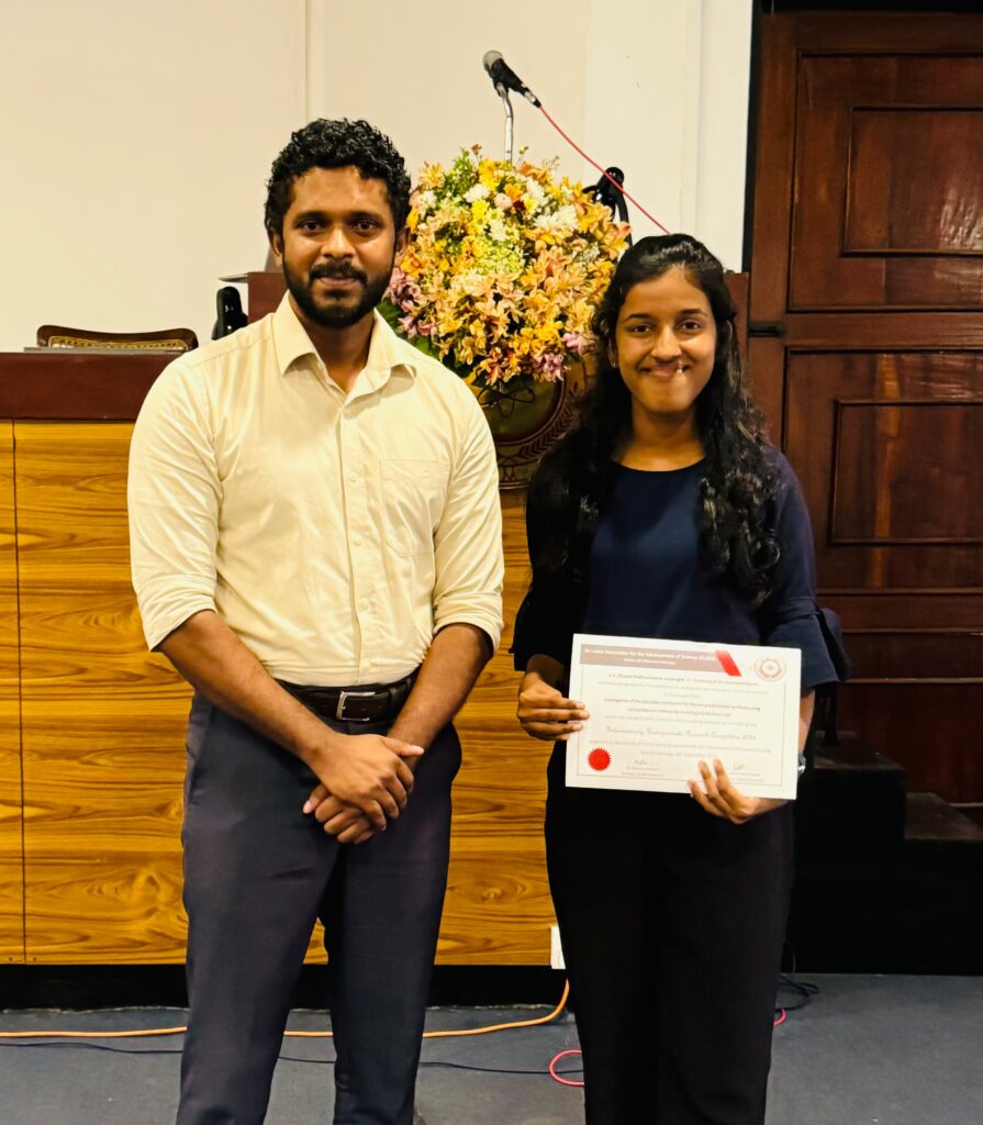 Congratulations to Miss Dharani Jayasinghe for Securing Joint First Place in the 2024 Inter ...