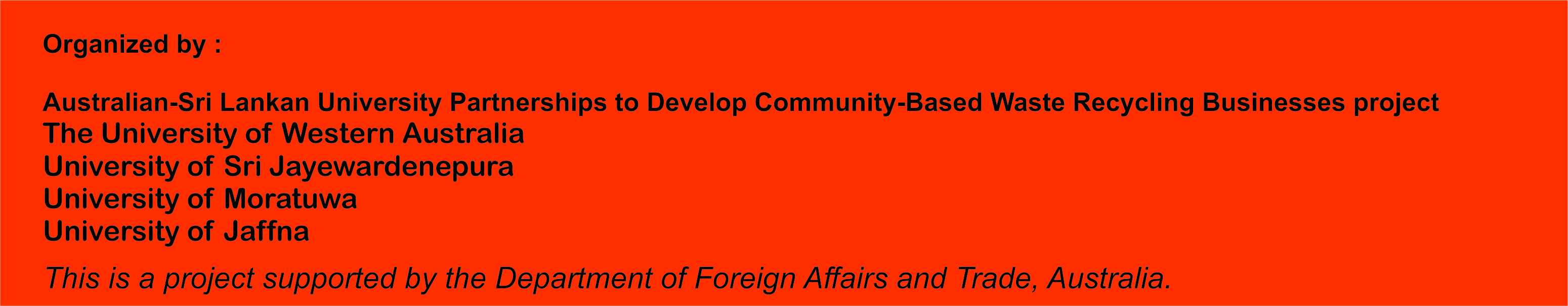 WORKSHOP ON DEVELOPING POVERTY-REDUCING WASTE COMPOSITE BUSINESSES ...