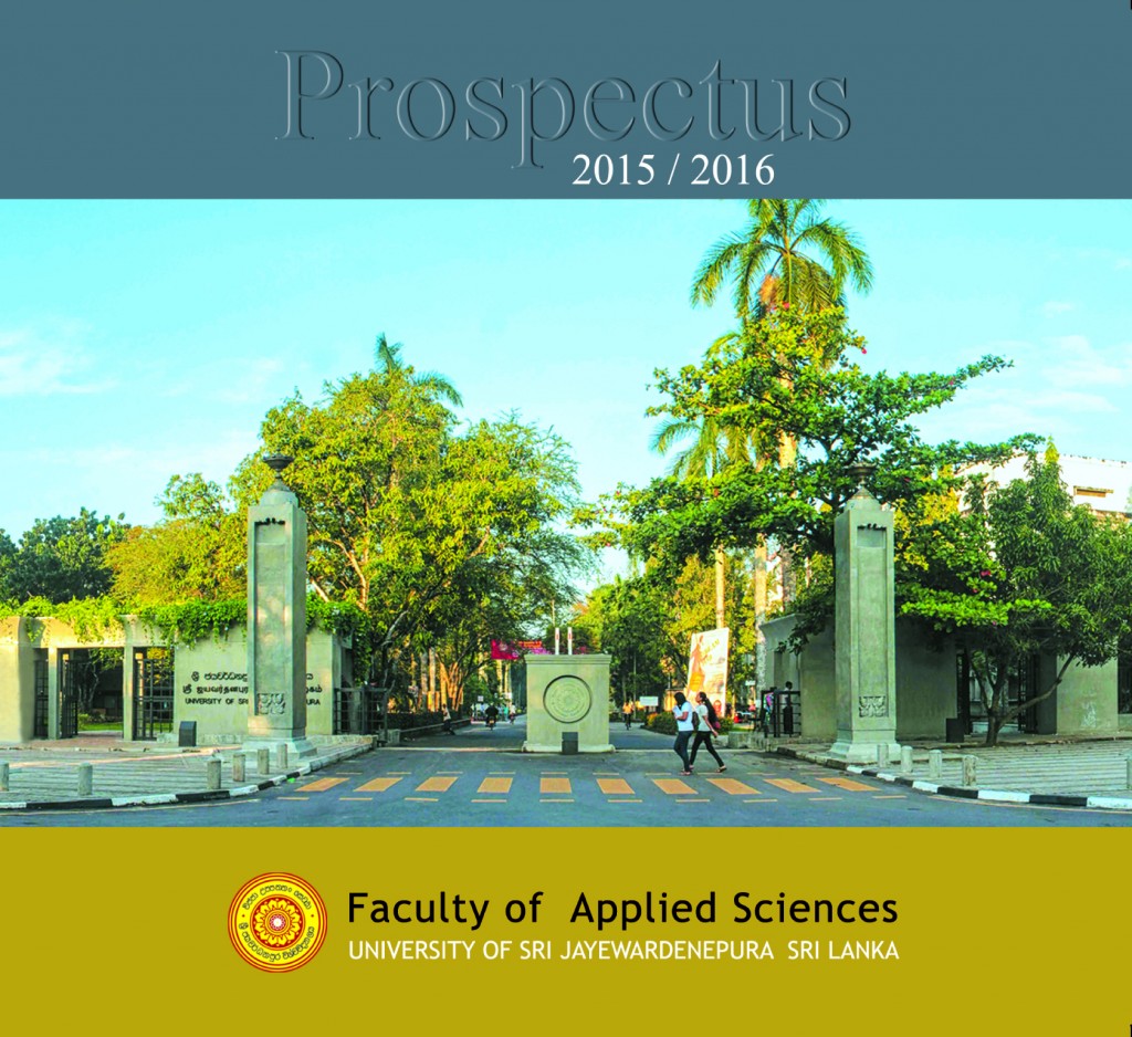 Previous Academic Prospectuses – Faculty of Applied Sciences