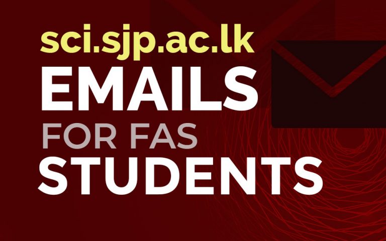 Email Form for Students – Faculty of Applied Sciences